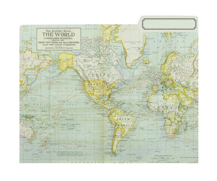 World Map File Folder Set – Pacific Paper Co.