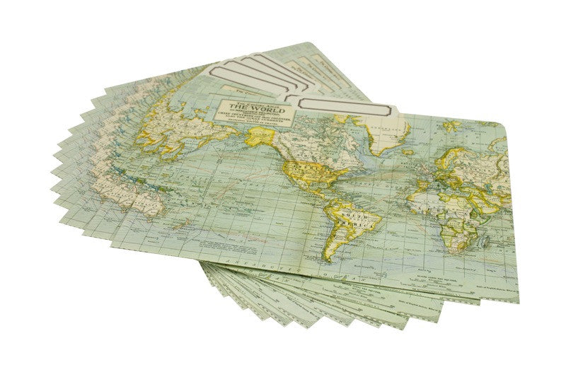 World Map File Folder Set – Pacific Paper Co.